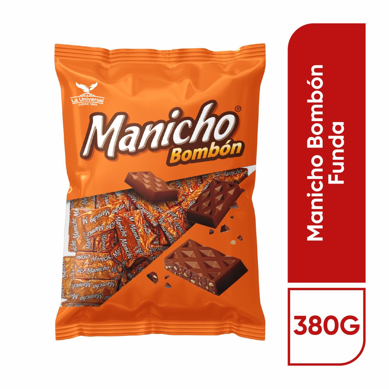 Chocolate Bombón Funda MANICHO 380 G - Supermaxi