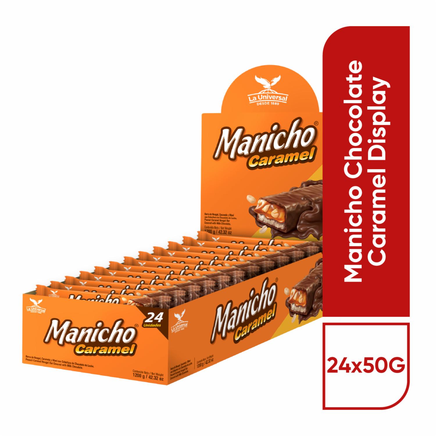 Chocolate Caramel MANICHO 24 X 50 G - Supermaxi
