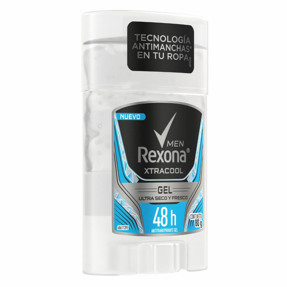 Desodorante En Gel Para Caballero Xtracool Sensor REXONA 80 G - Supermaxi