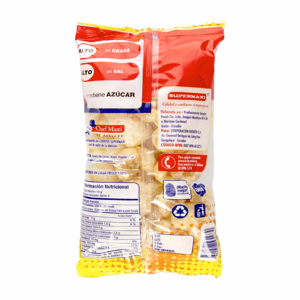 Cueritos Bocaditos Sabor Natural SUPERMAXI 50 g - Supermaxi