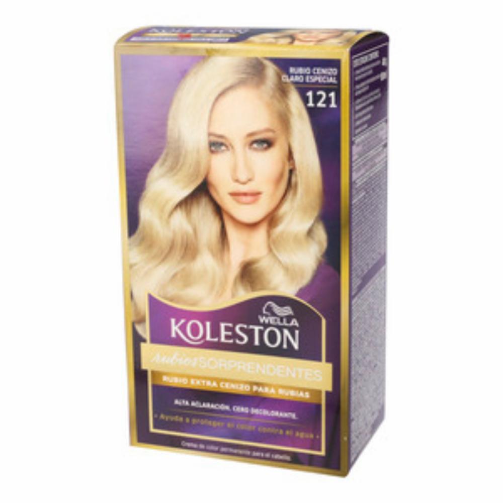 Tinte Capilar Kit N121 Rubio Cenizo Claro KOLESTON 50 Ml - Supermaxi