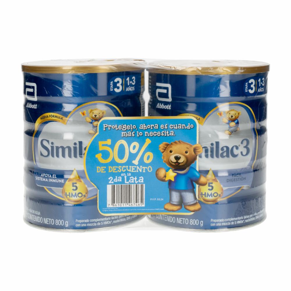 Leche En Formula Infantil Etapa 3 Cinco Hmo SIMILAC 1600 G - Supermaxi