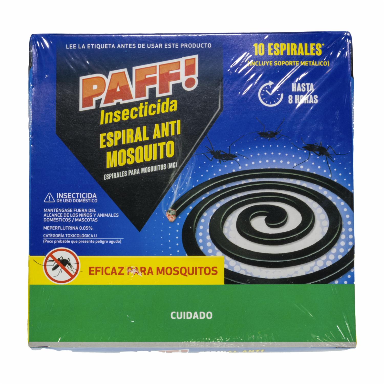 Insecticida Espiral Anti Mosquito PAFF 10 Uds - Supermaxi