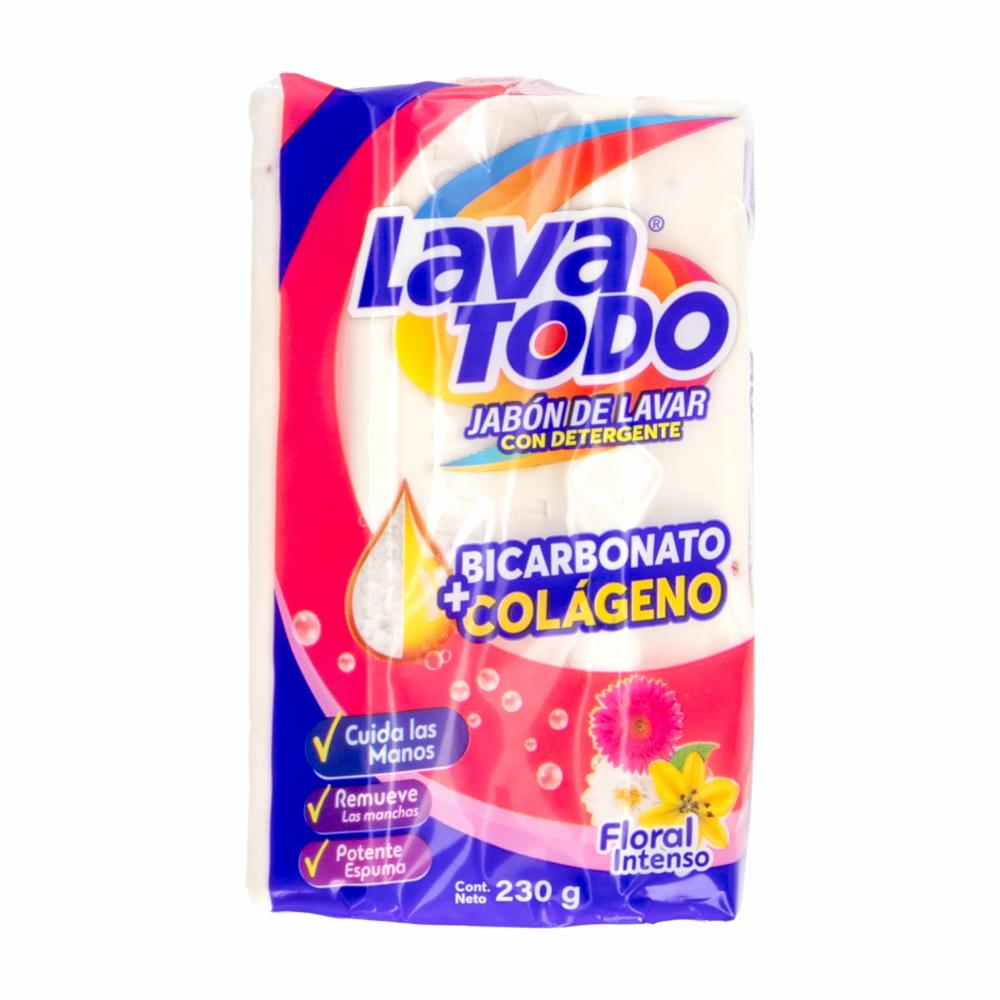 Jabón De Barra Floral Unitario LAVATODO 230 G - Supermaxi