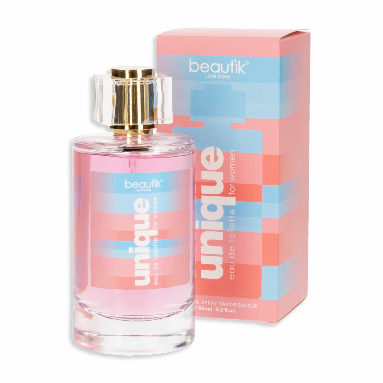 Fragancia Para Dama Unique Women. BEAUTÌK LONDON Edt 95 Ml - Supermaxi