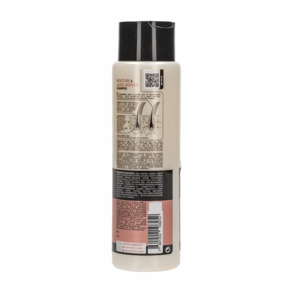 Shampoo Para Cabello Moisture And Gloss Remedy BEAUTÌK LONDON 400 Ml ...