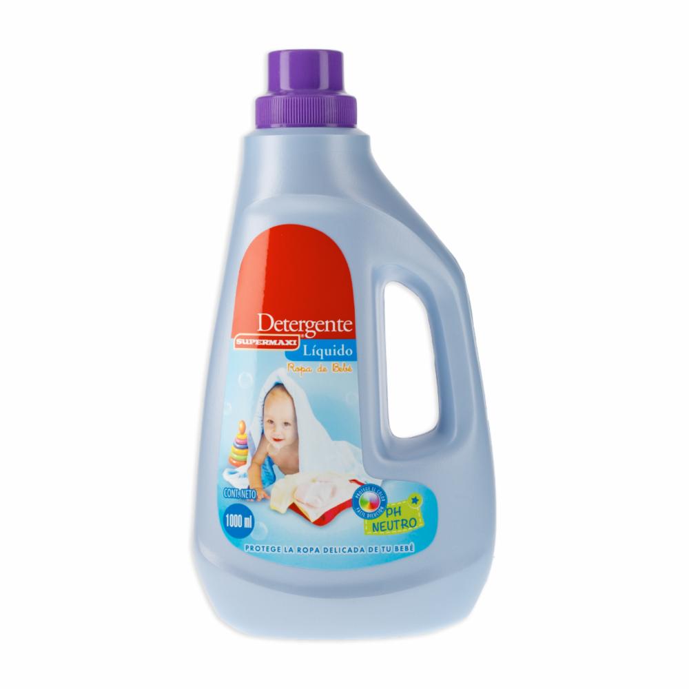 Detergente Líquido Para Ropa De Bebé PH Neutro SUPERMAXI 1000 Ml ...