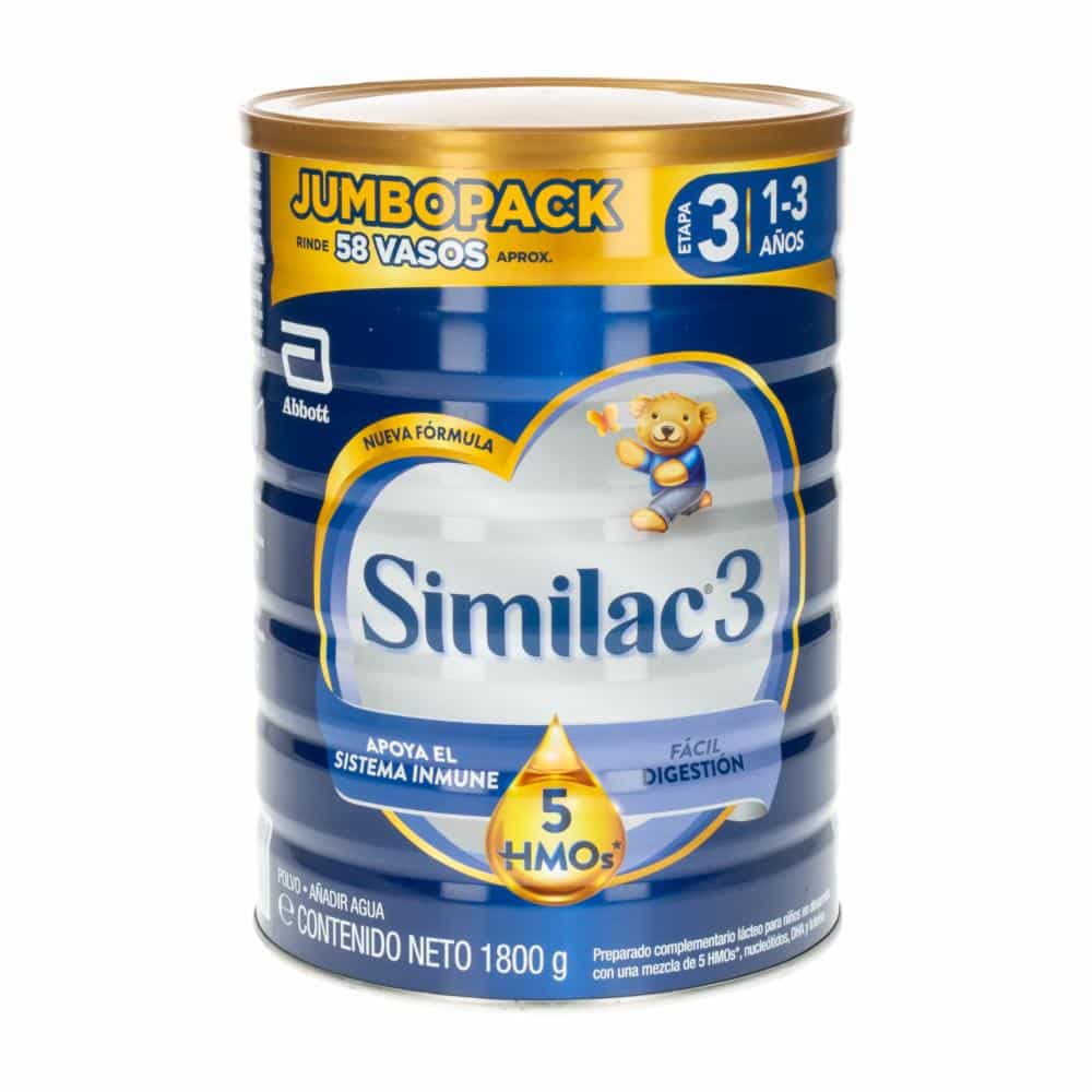 Leche En Formula Infantil Etapa 3 Cinco Hmo SIMILAC 1800 G - Supermaxi