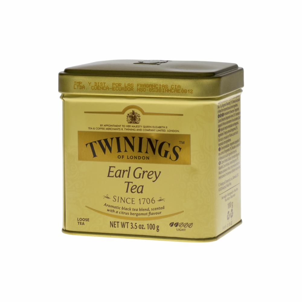 Té Inglés Earl Gray TWININGS 100 G - Supermaxi
