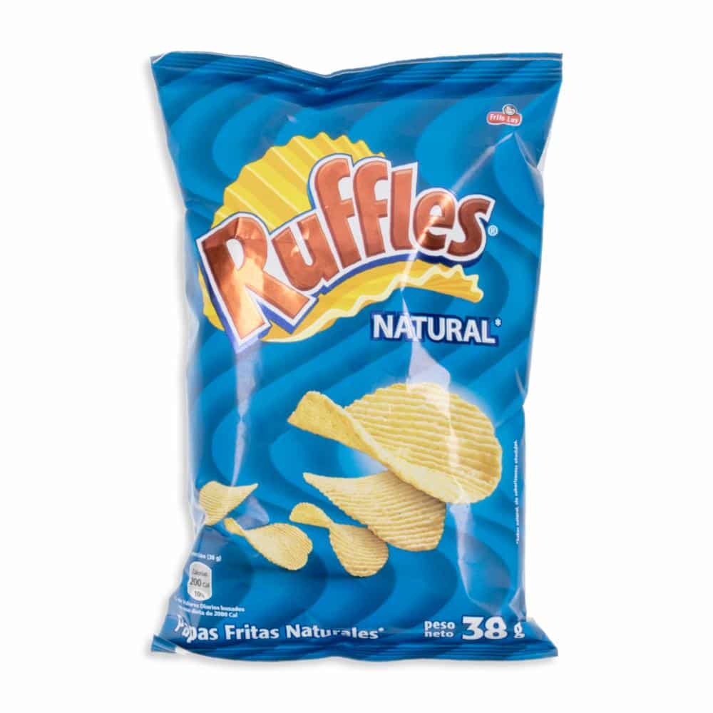 Papas Fritas Sabor Natural RUFFLES 38 G - Supermaxi
