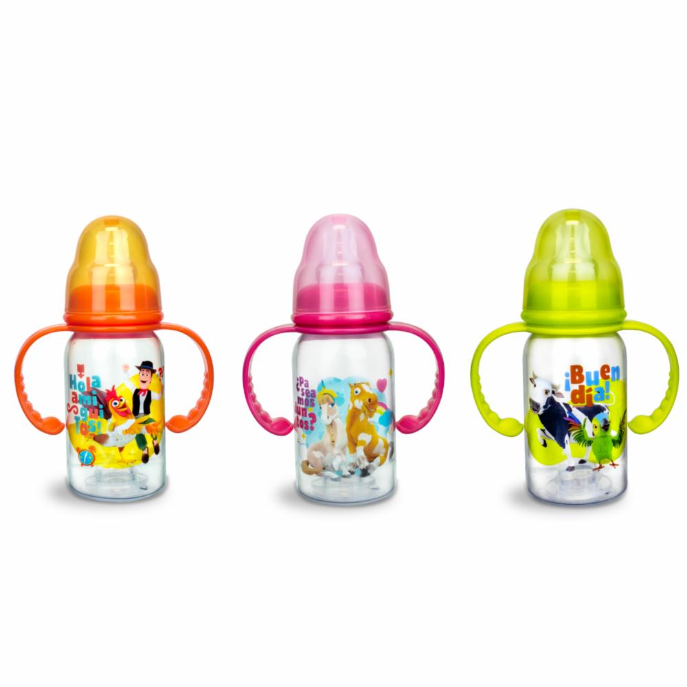 Biberón Para Bebés 3 Etapas Con Agarradera Doble CARLITOS 5 Oz - Supermaxi