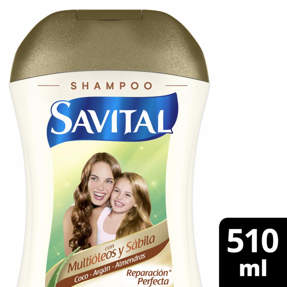 Shampoo Con Multiaceites SAVITAL 510 Ml - Supermaxi