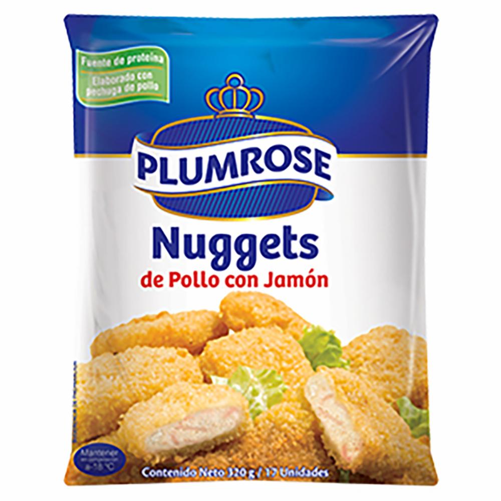 Nuggets De Pollo Con Jamón PLUMROSE 320 G - Supermaxi
