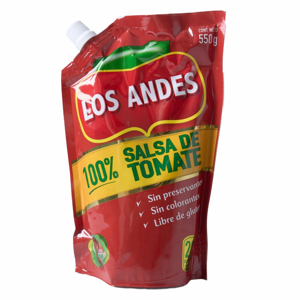 Salsa De Tomate Económica LOS ANDES 550 G - Supermaxi