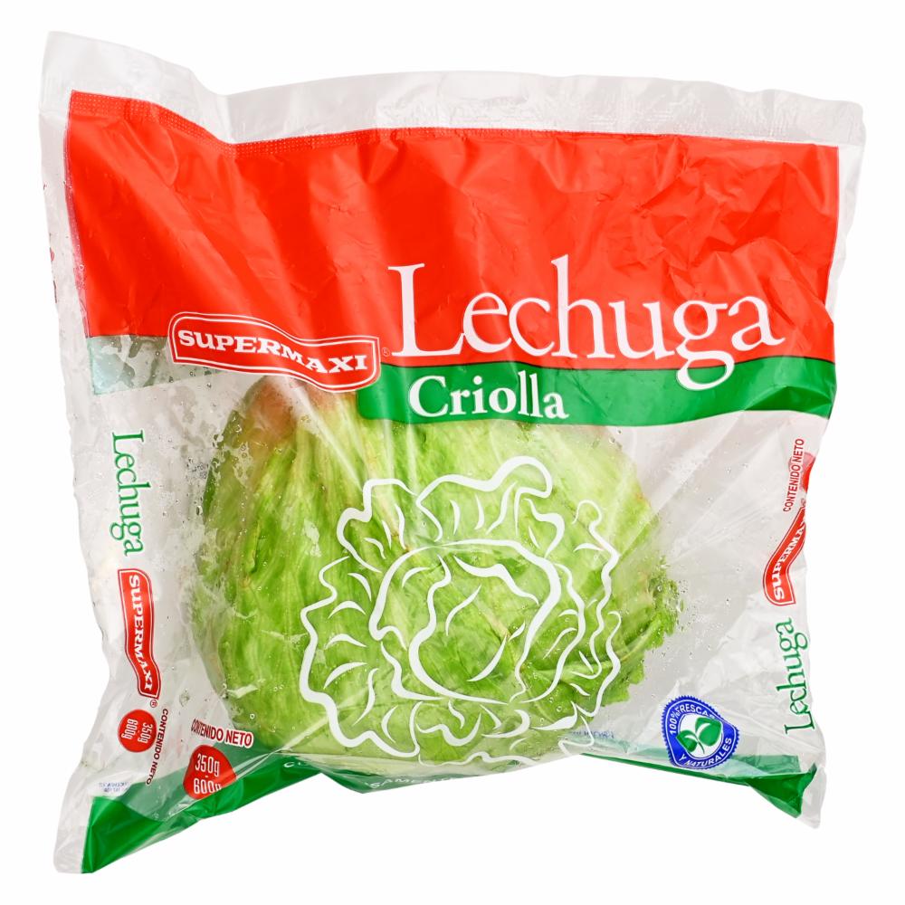 Lechuga Criolla SUPERMAXI 350 G A 600 G - Supermaxi