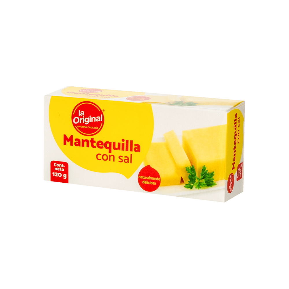 Mantequilla Con Sal LA ORIGINAL 120 G - Supermaxi