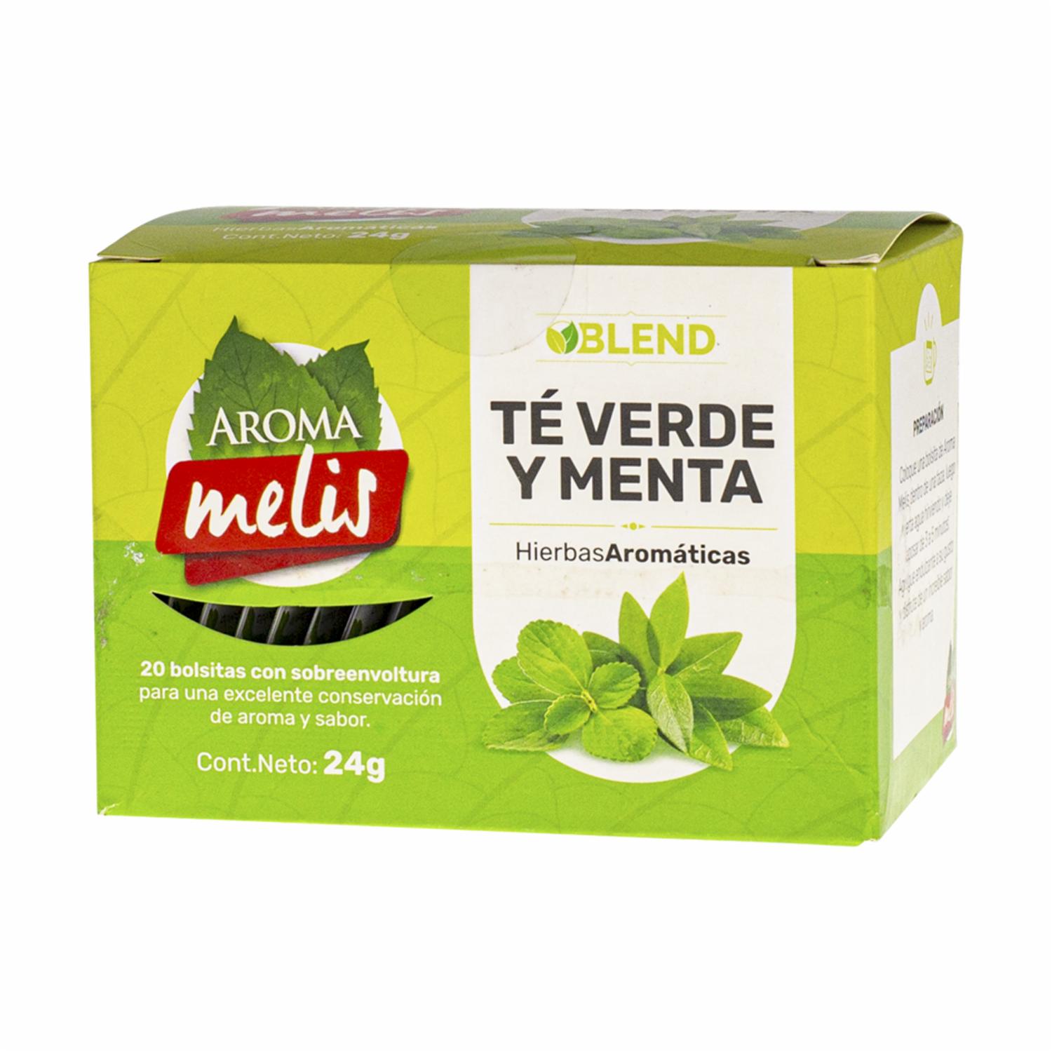 Te Verde Con Menta Para Infusión AROMA MELIS 24 G - Supermaxi