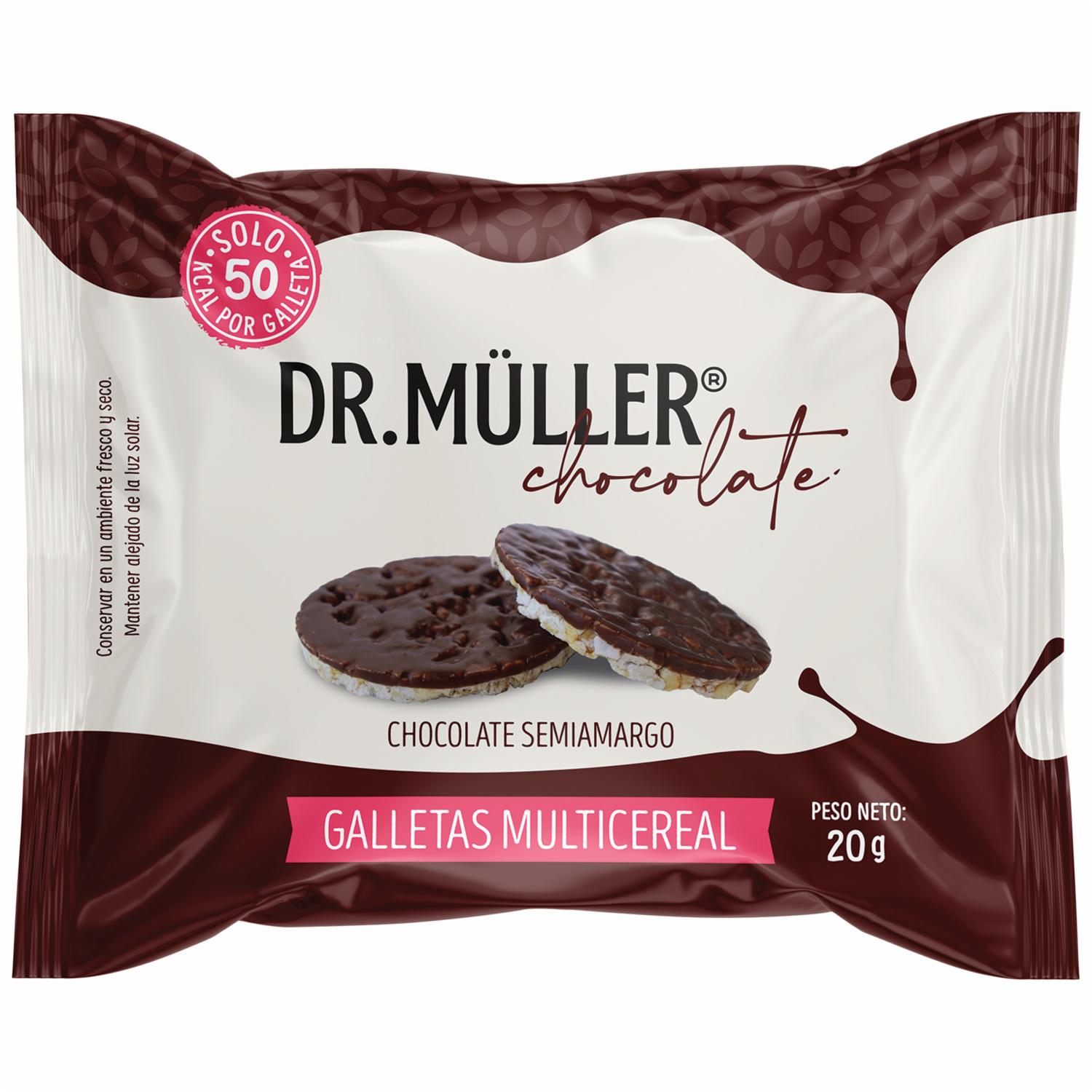 Galletas Multicereal Con Chocolate Semiamargo DR. MÜLLER 80 G - Supermaxi