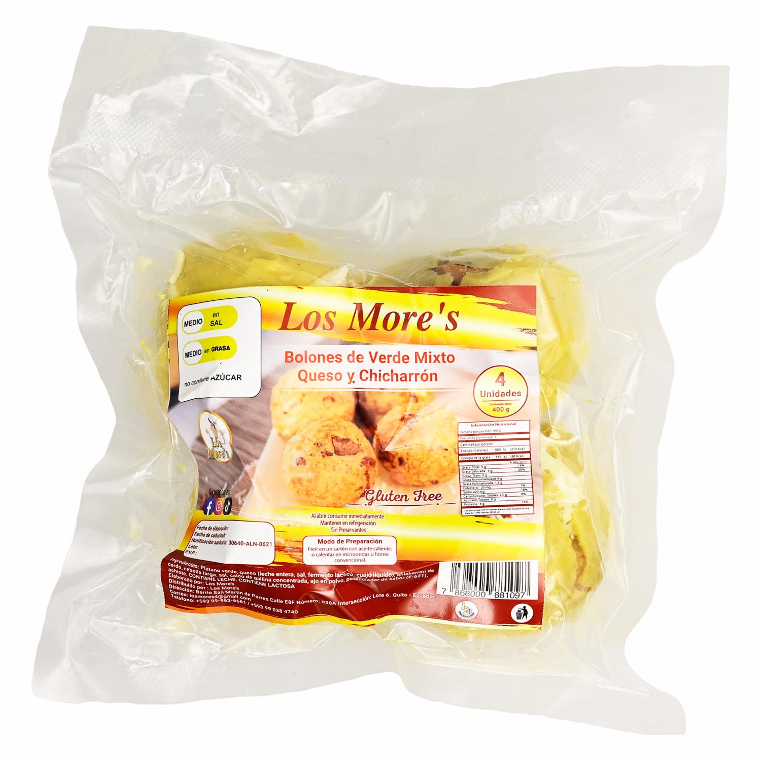 Bolón Mixto Los Mores LOS MORE´S 400 g - Supermaxi