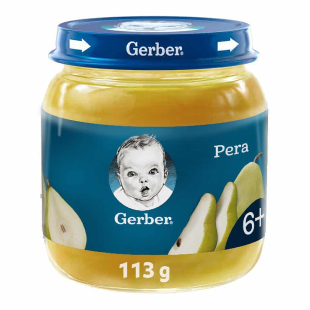 Alimento A Base De Puré De Pera En Frasco GERBER 114 G - Supermaxi