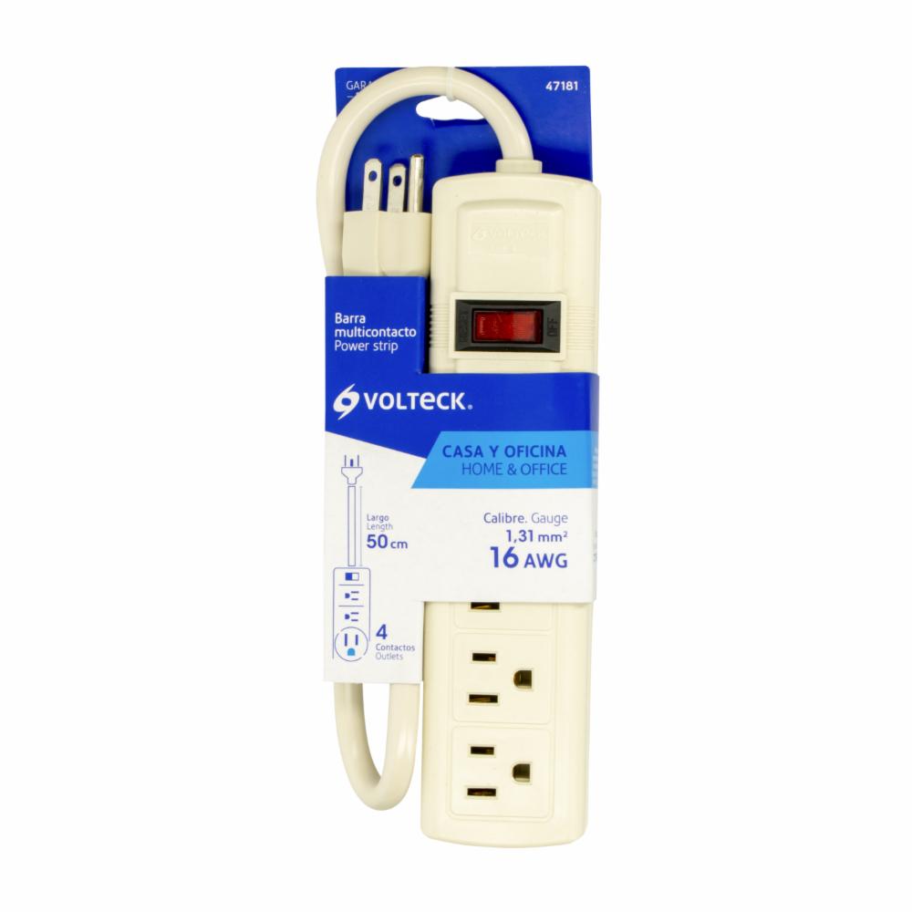 Regleta De 4 Tomas VOLTECH Unidad - Supermaxi