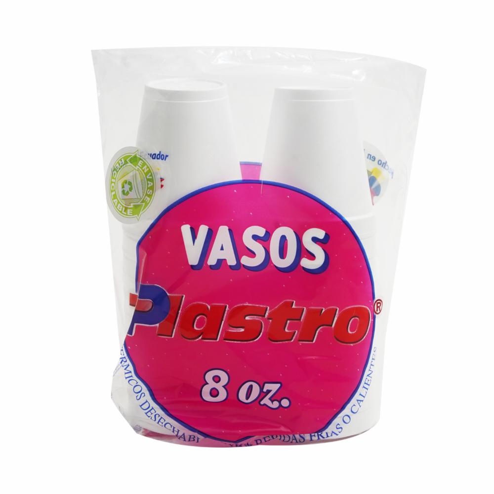 Vaso Térmico 8 Oz PLASTRO 1 X 20 Uds - Supermaxi