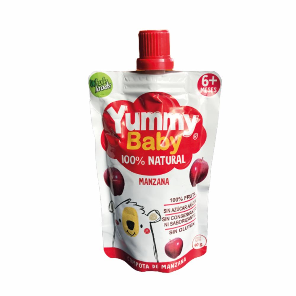 Pouch De Frutas De Manzana YUMMY BABY 90 G - Supermaxi