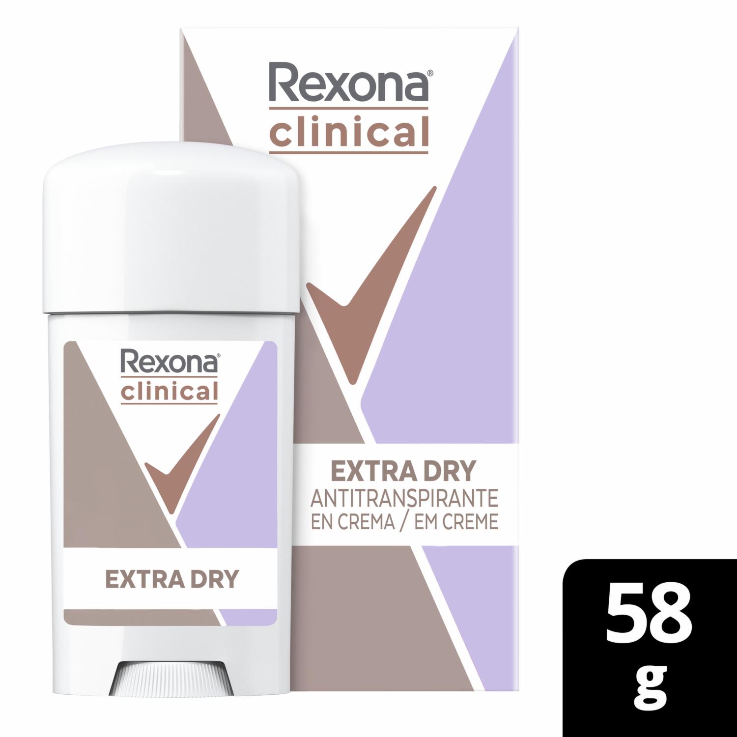 Desodorante En Crema Antitranspirante Extra Dry REXONA 58 G - Supermaxi
