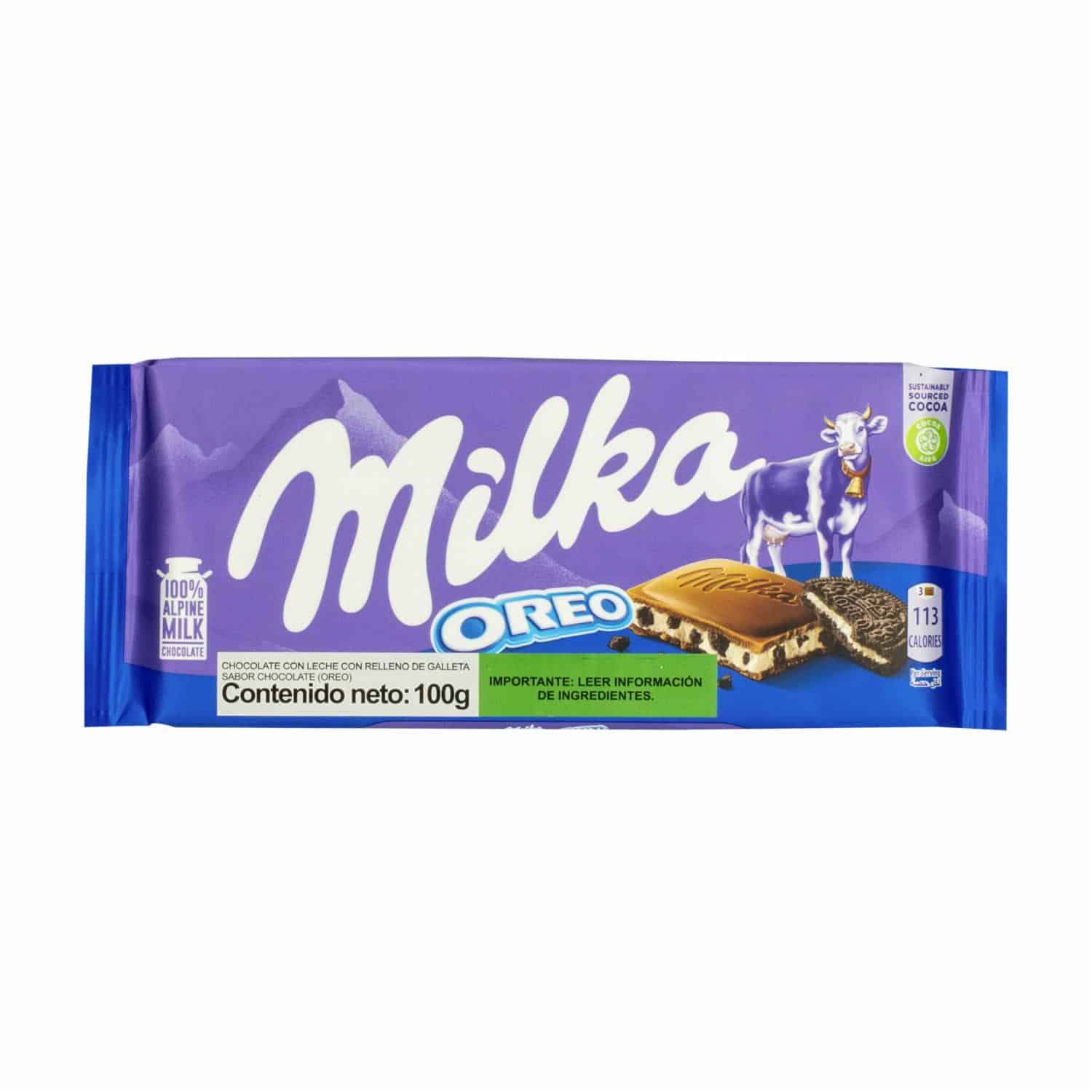 Chocolate Con Galleta Oreo MILKA 100 G - Supermaxi