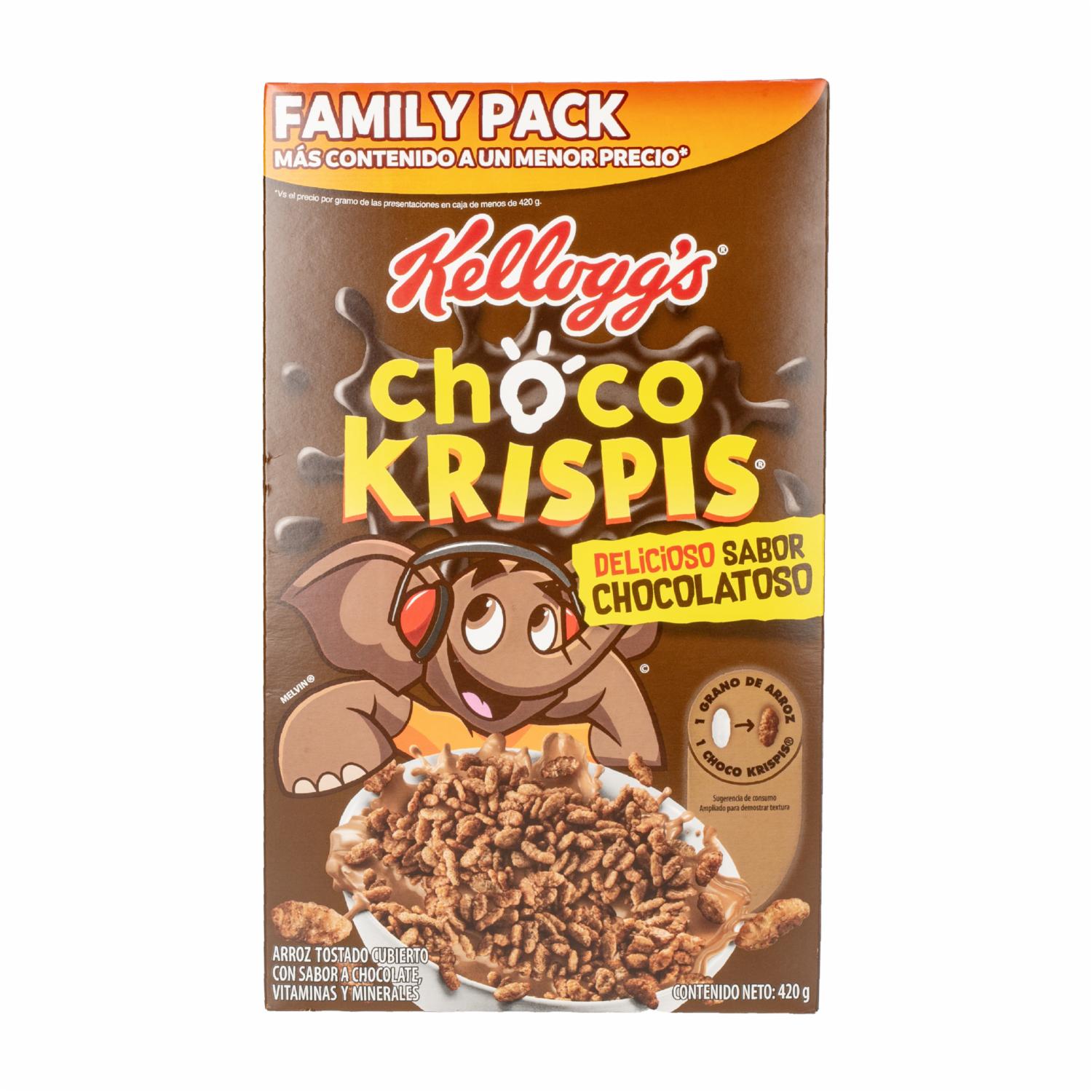 Cereal Chocolatoso CHOCOKRISPIS KELLOGGS 420 G - Supermaxi