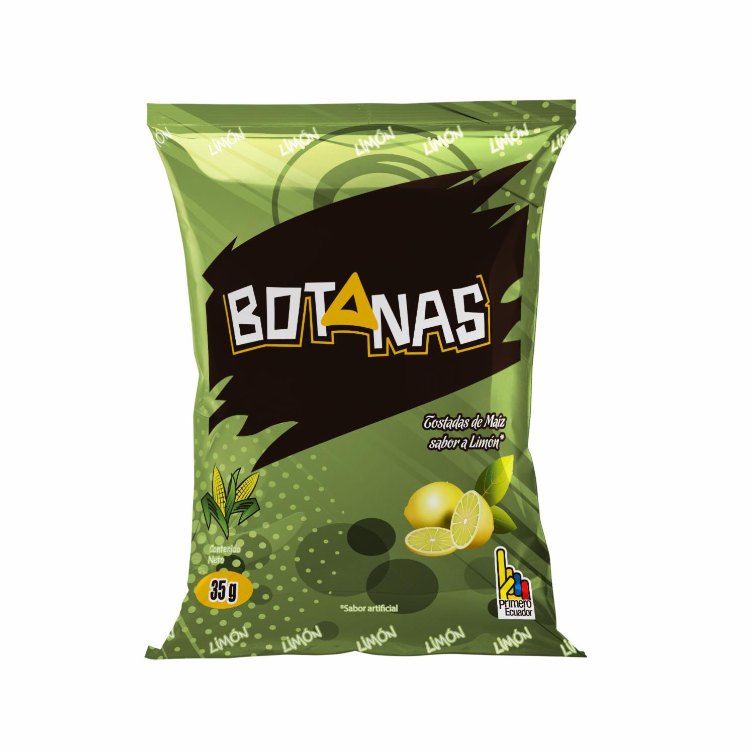 Bocaditos De Maíz Sabor Limón BOTANAS 35 G - Supermaxi