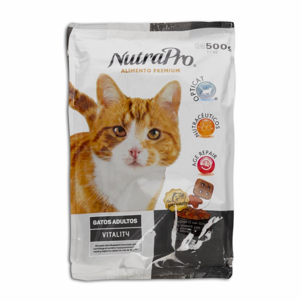 Alimento Para Gatos Vitality Adultos NUTRAPRO 500 G - Supermaxi