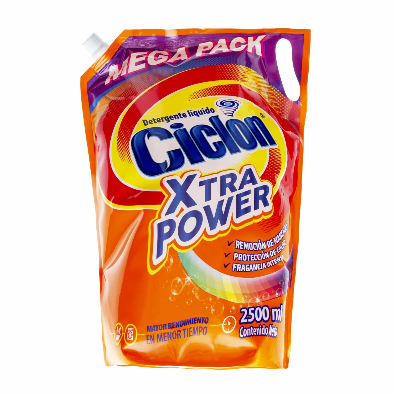 Detergente Líquido Ciclón Extra Power CICLÓN 2500 Ml - Supermaxi