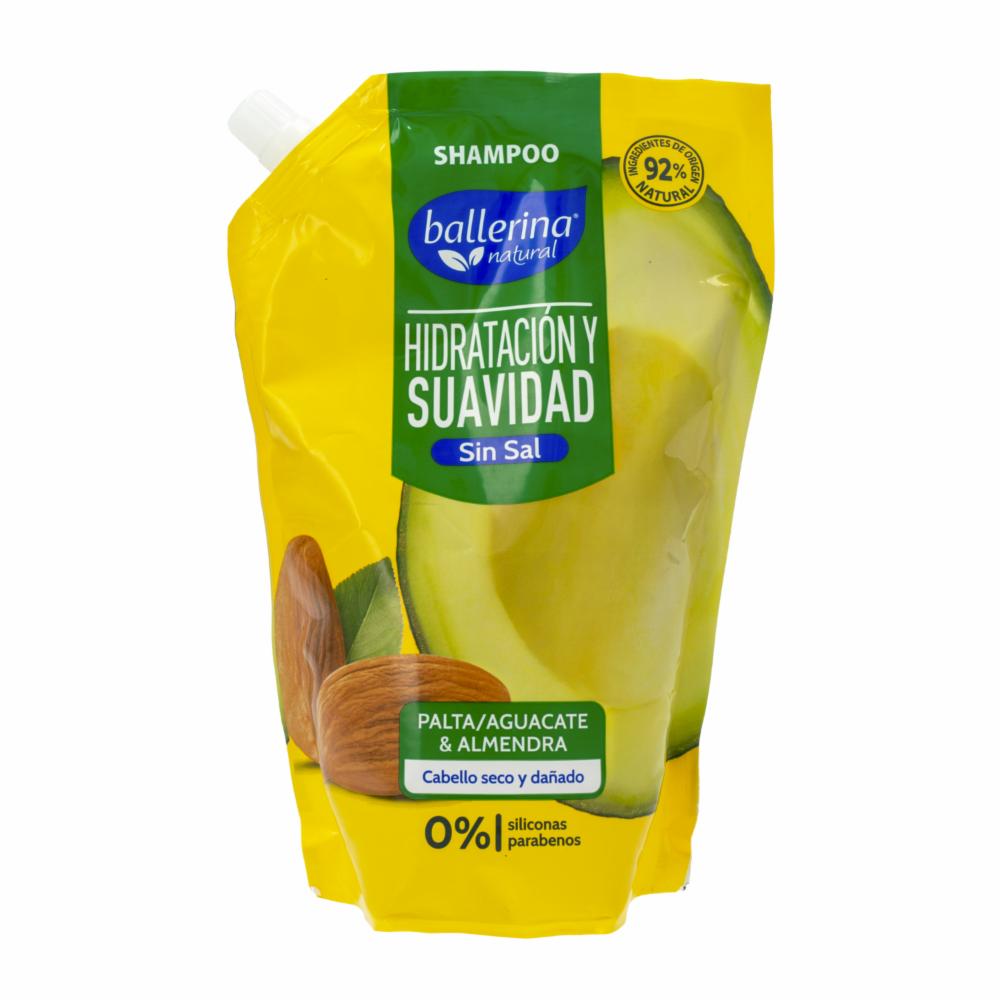 Shampoo De Cabello Hidratación Suave Sin Sal BALLERINA 750 Ml - Supermaxi