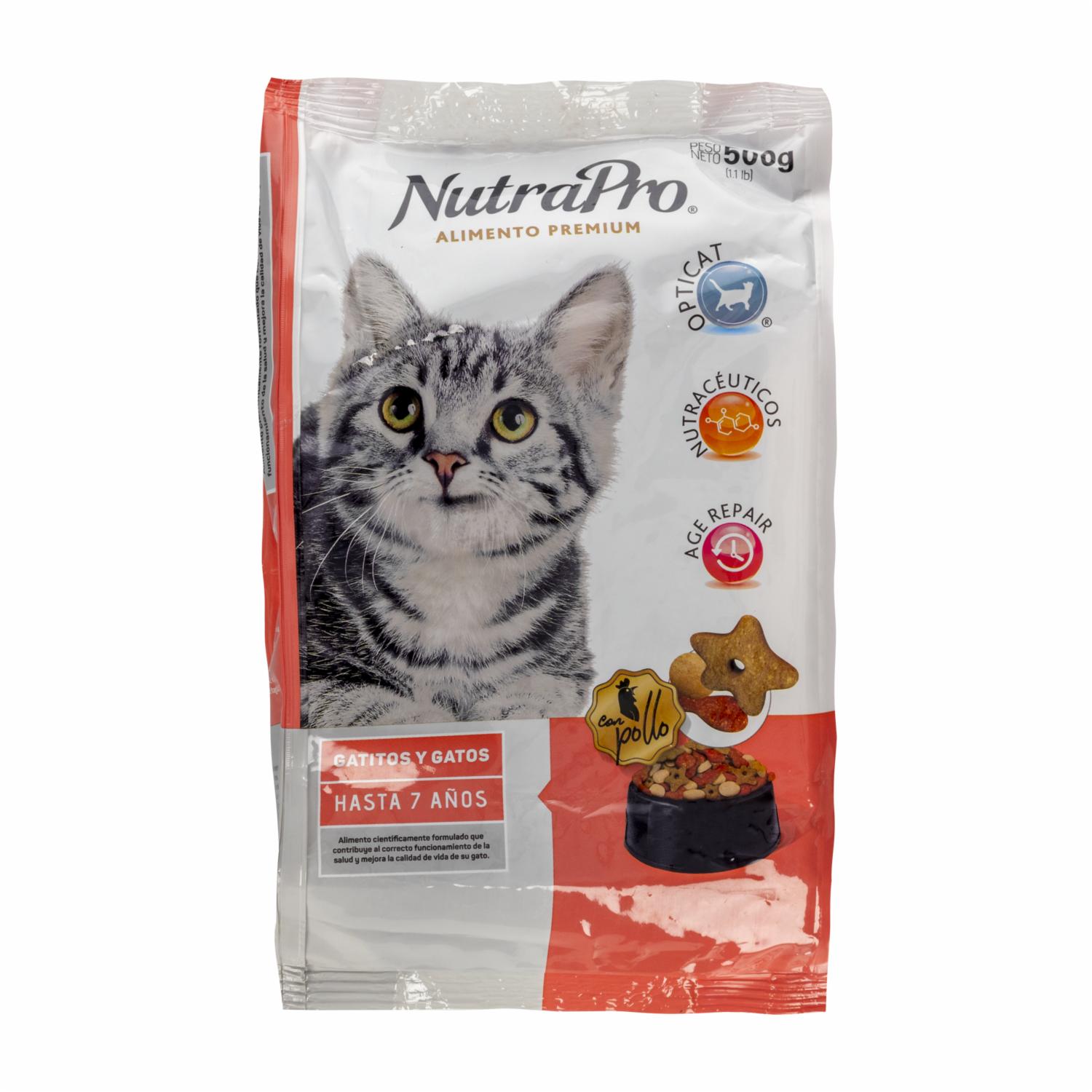 Alimento Para Gatos Y Gatitos NUTRAPRO 500 G - Supermaxi