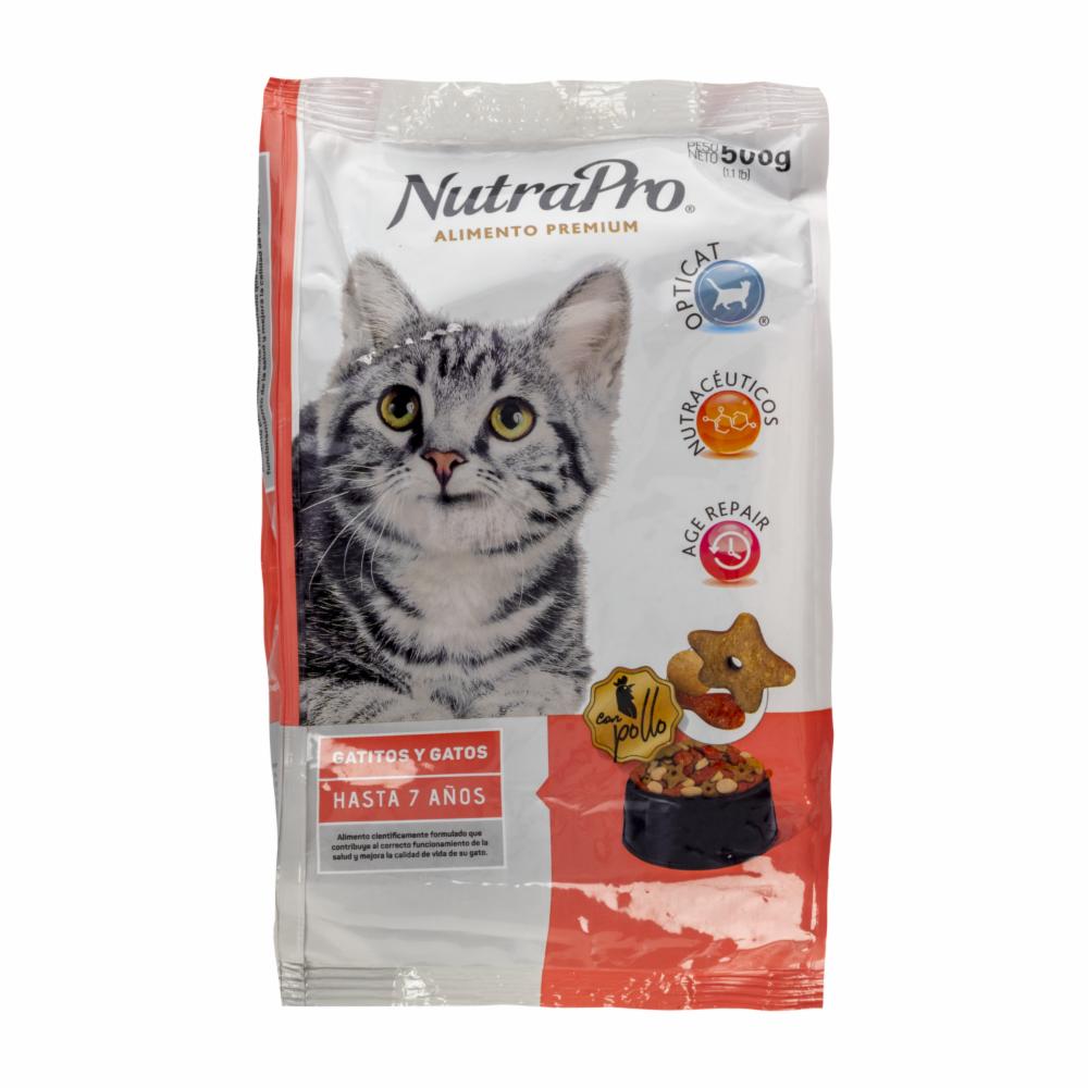 Alimento Para Gatos Y Gatitos NUTRAPRO 500 G - Supermaxi