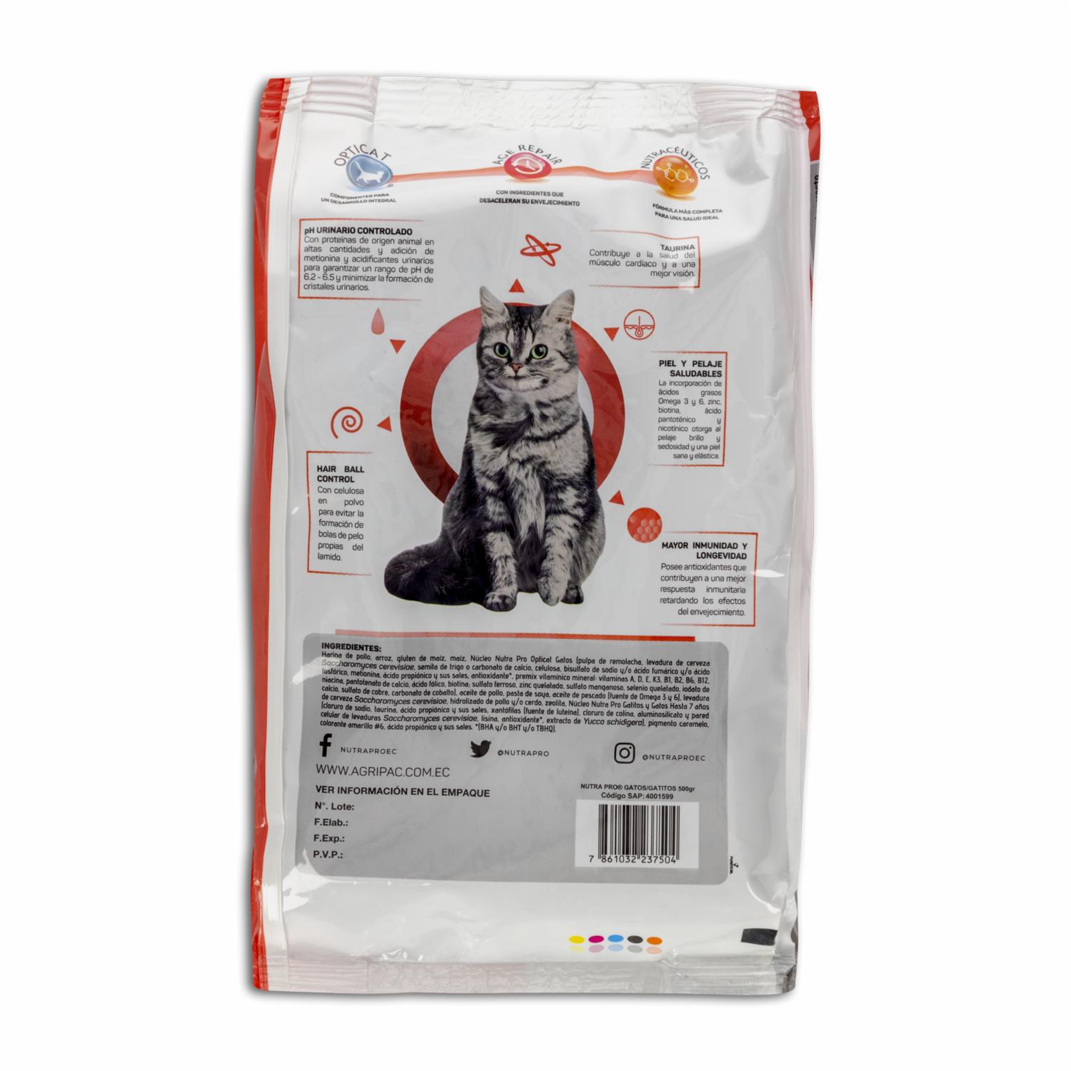Alimento Para Gatos Y Gatitos NUTRAPRO 500 G - Supermaxi