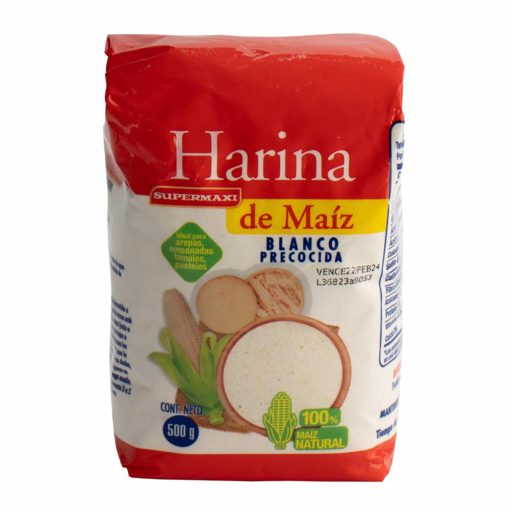 Harina De Maíz Blanca Precocida SUPERMAXI 500 G - Supermaxi