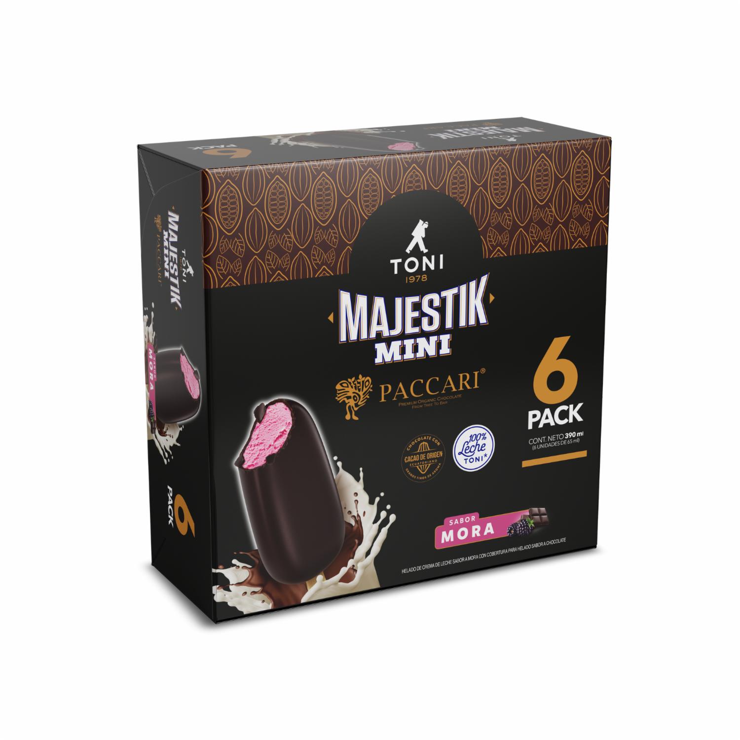 Helado Majestik de Mora TONI 6 X 67 Ml - Supermaxi