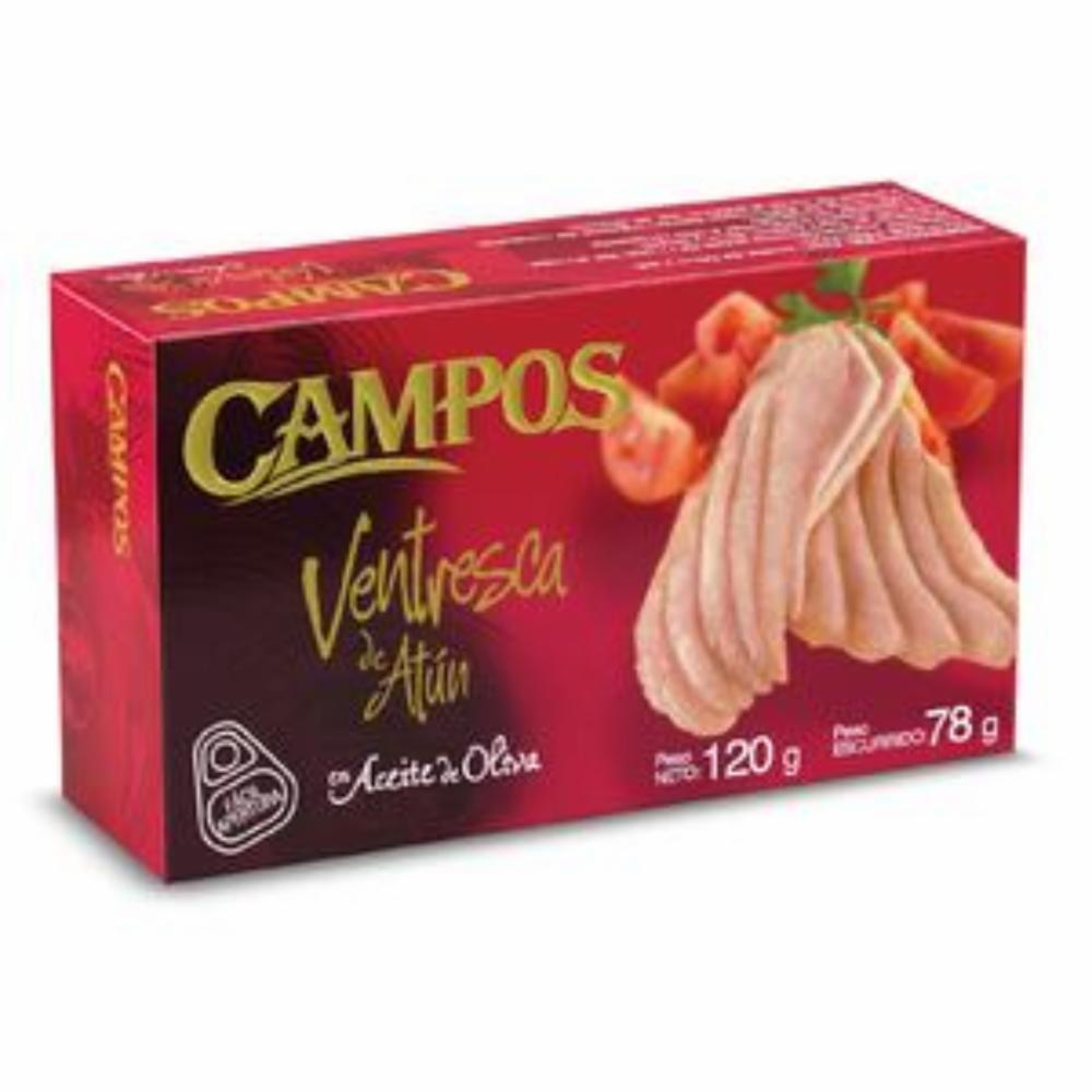 Ventresca De Atún En Aceite De Oliva CAMPOS 120 G - Supermaxi