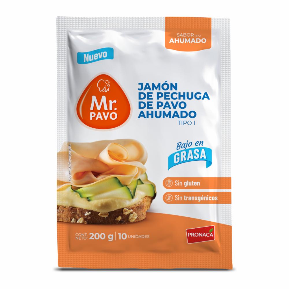 Jamón De Pechuga De Pavo Ahumado MR. PAVO 200 G - Supermaxi