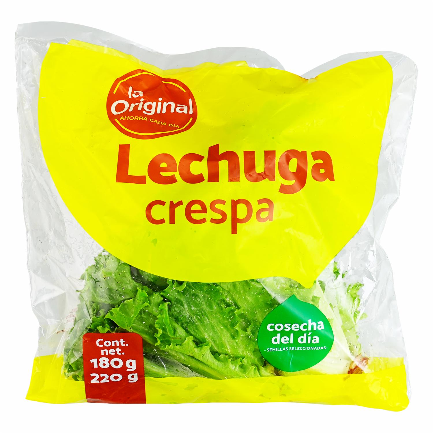 Lechuga Crespa LA ORIGINAL 180 A 220 G - Supermaxi