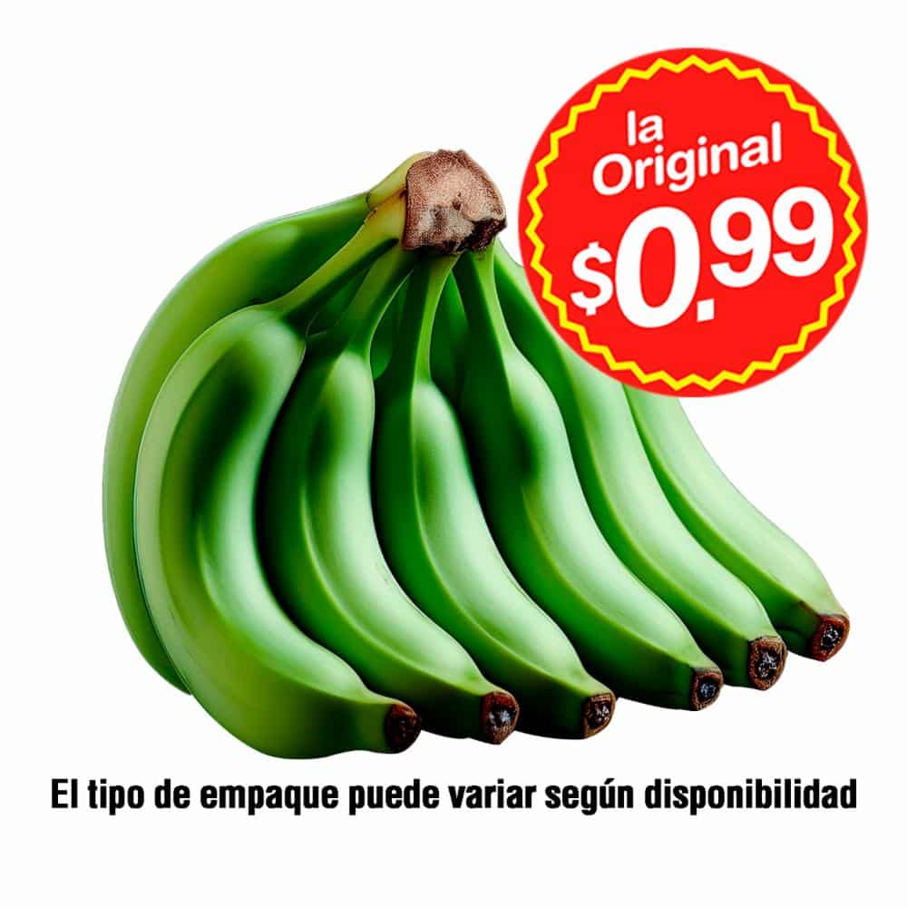 Plátano Verde LA ORIGINAL 1800 G - Supermaxi