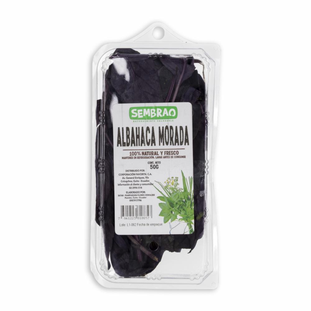 Albahaca Morada SEMBRAO 50 G - Supermaxi