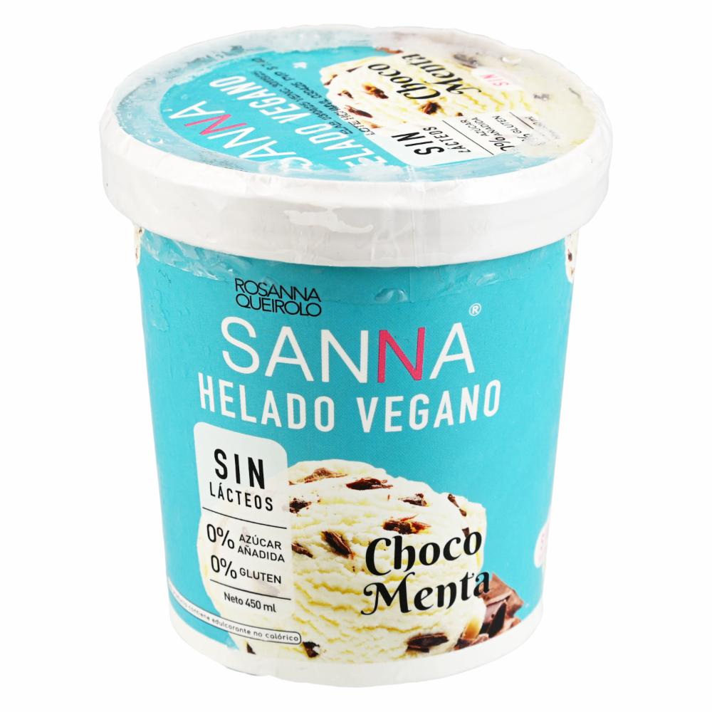 Helado Vegano Chocomenta SANNA 450 Ml - Supermaxi
