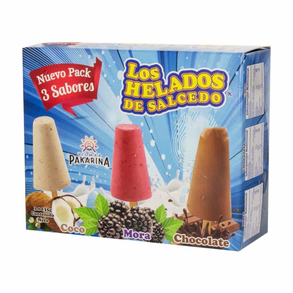 Helados De Salcedo Sabores Surtidos LOS HELADO DE SALCEDO X 3 135 G ...
