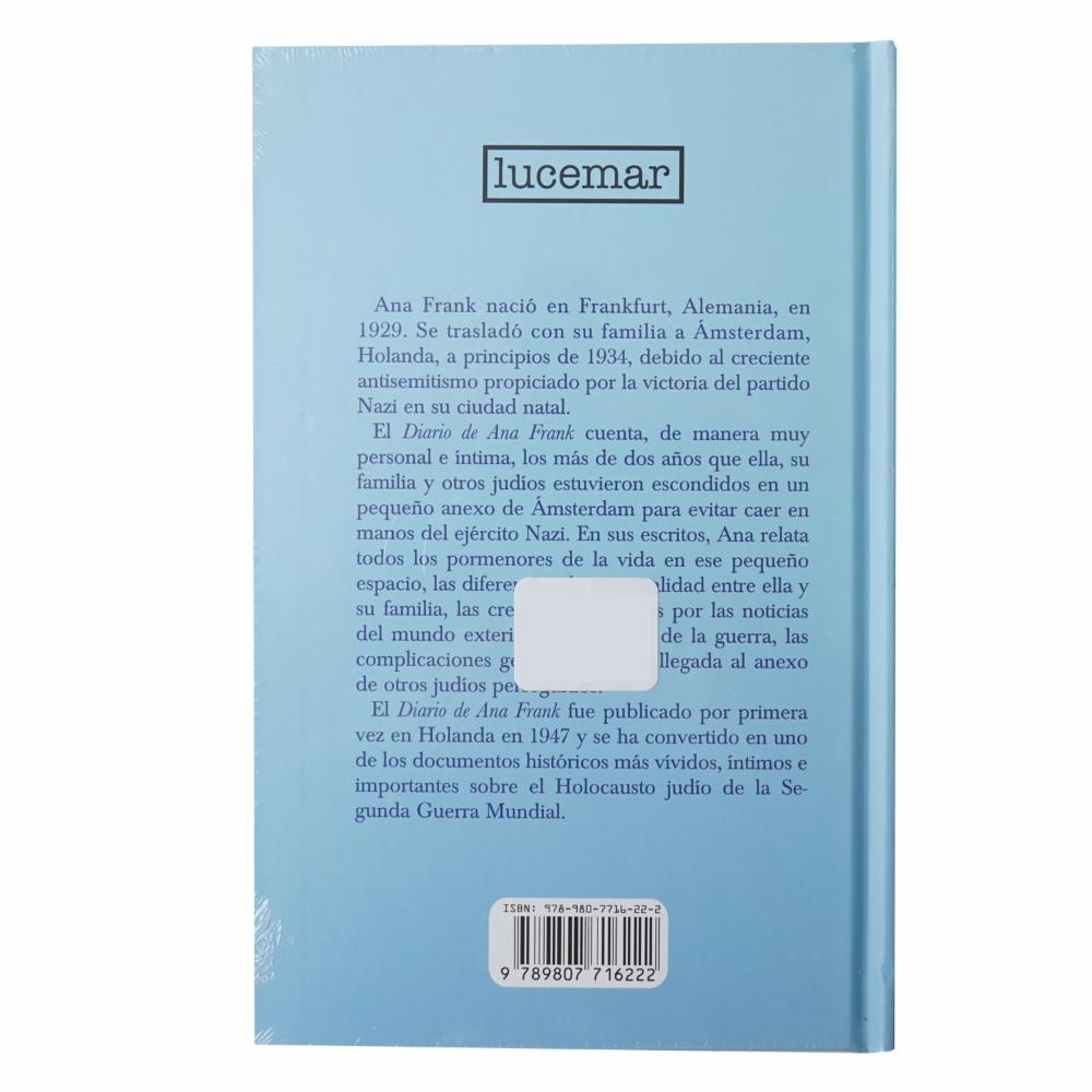 Libro Diario De Anna Frank Td LUCEMAR 220 Páginas - Supermaxi