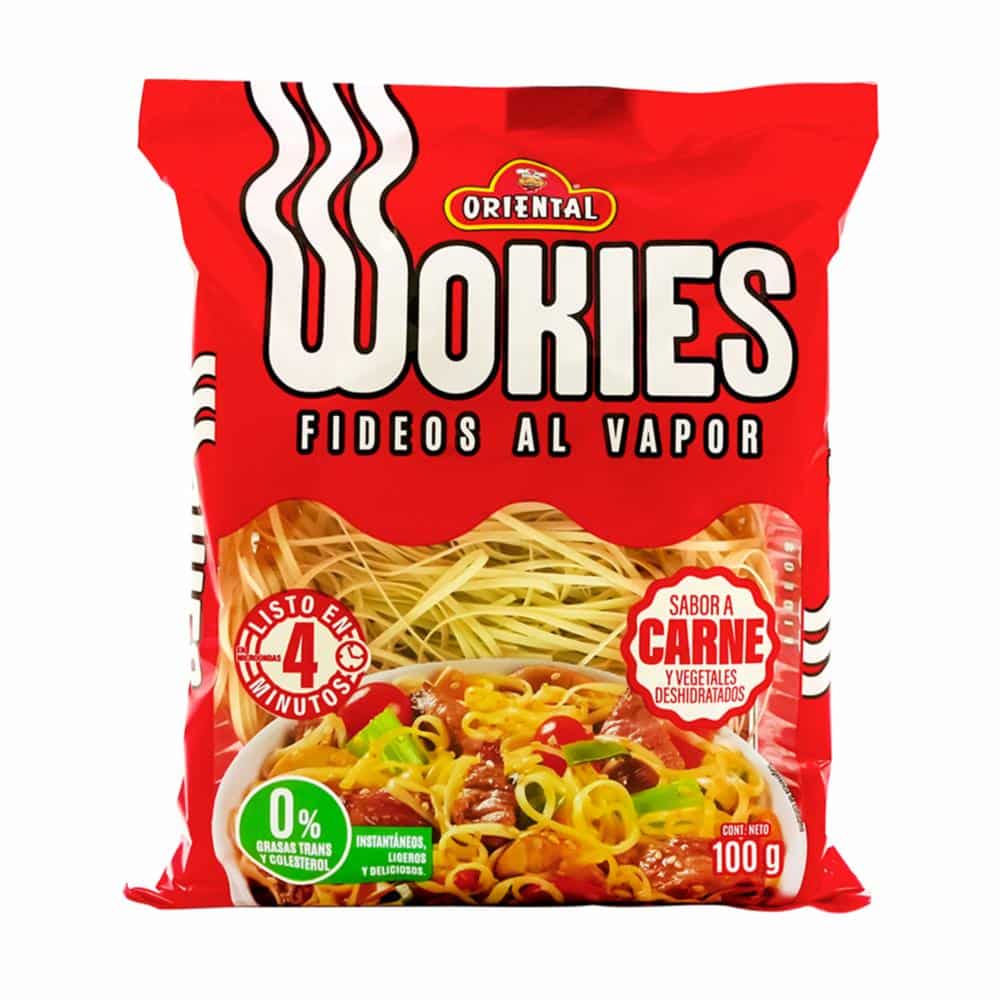 Fideos Instantáneos Al Vapor Sabor A Carne WOKIES 100 G - Supermaxi