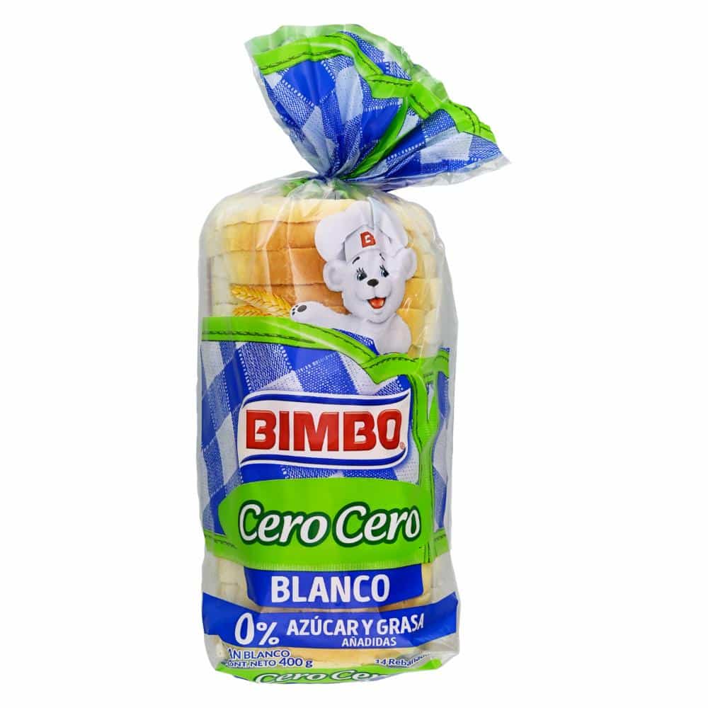 Pan Blanco Cero Cero BIMBO 400 G - Supermaxi
