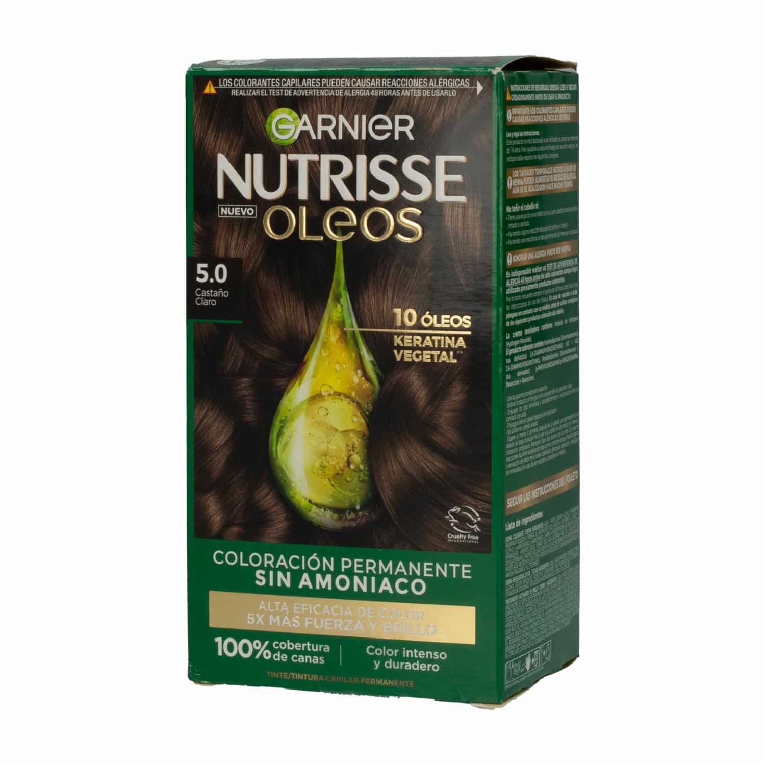Tinte Para Cabello Castaño Claro NUTRISSE 5.0 - Supermaxi